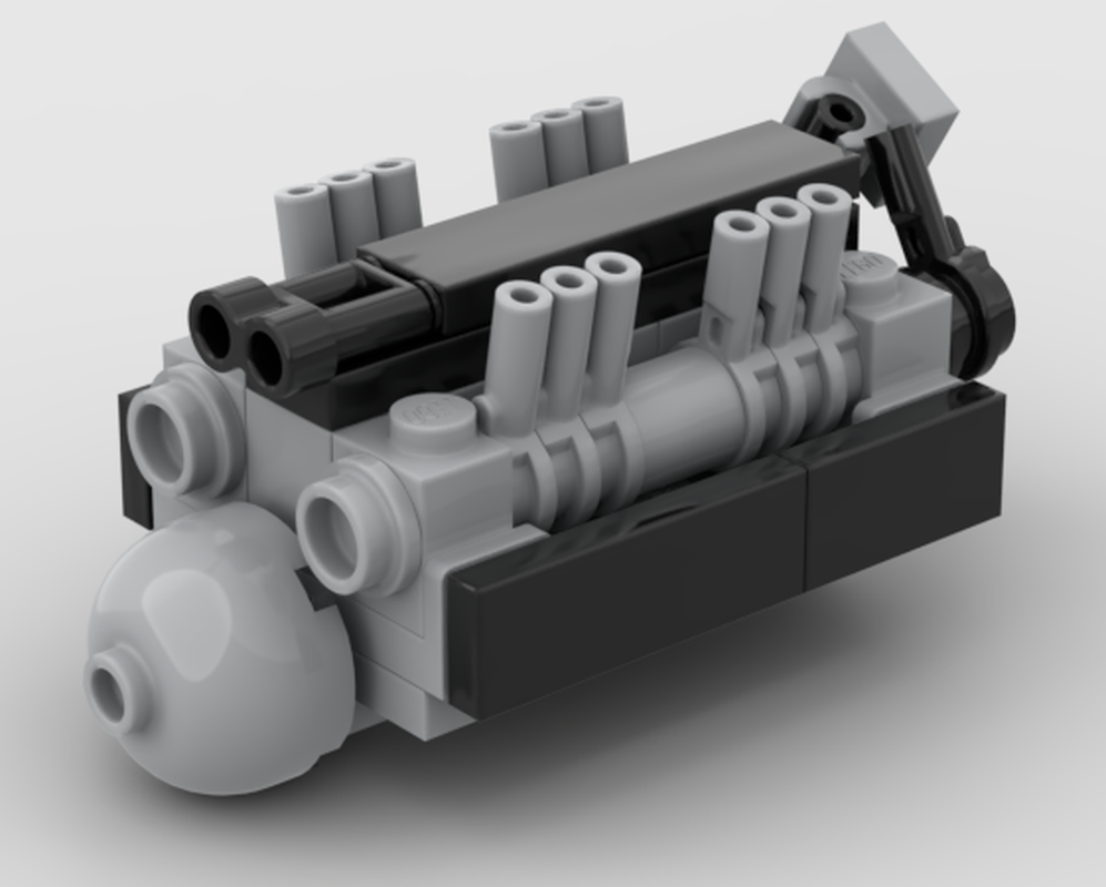 LEGO MOC Lamborghini Miura Transverseley Mounted 3.9L V12 Engine by SRT ...