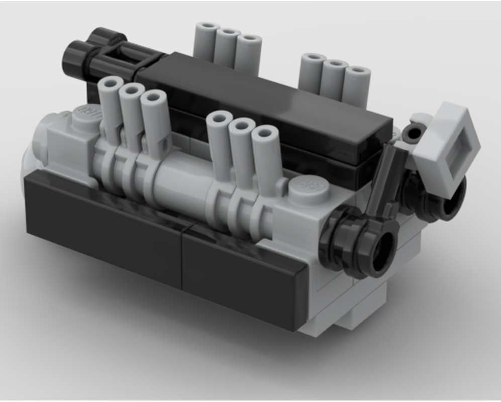 LEGO MOC Lamborghini Miura Transverseley Mounted 3.9L V12 Engine by SRT ...