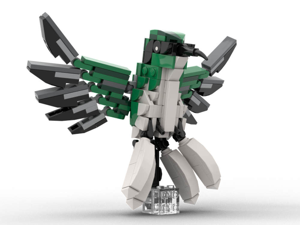LEGO MOC Hummingbird No.5 (Black-eared Fairy) by makoto_lake ...