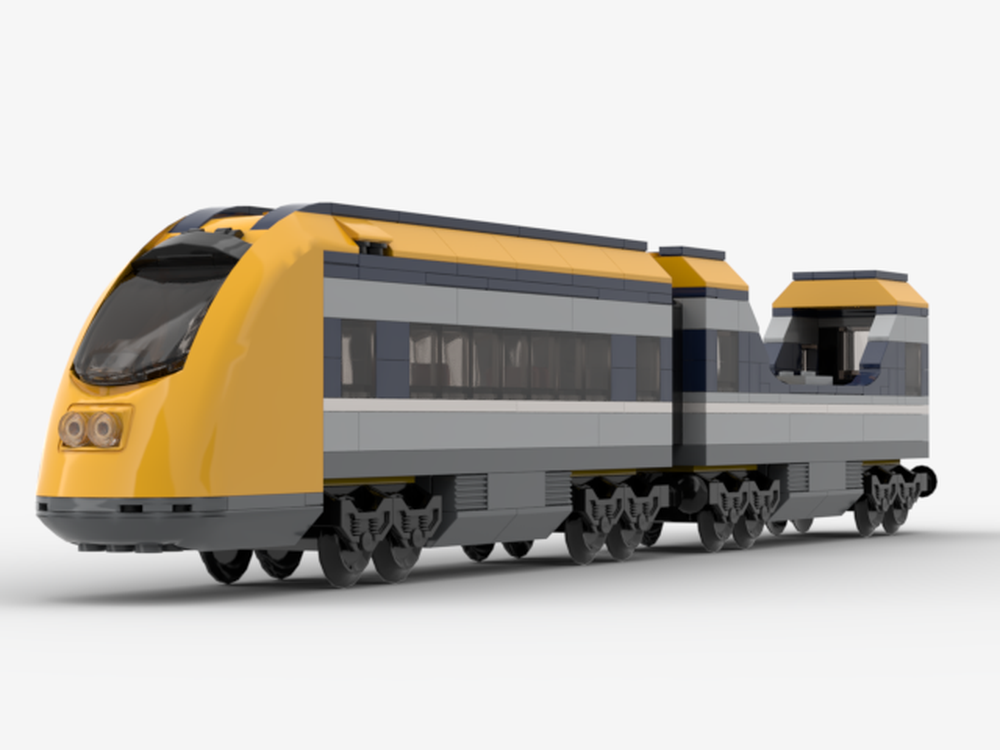 LEGO MOC-230064 60197 Passenger End Module by BrickAndBuildsI ...