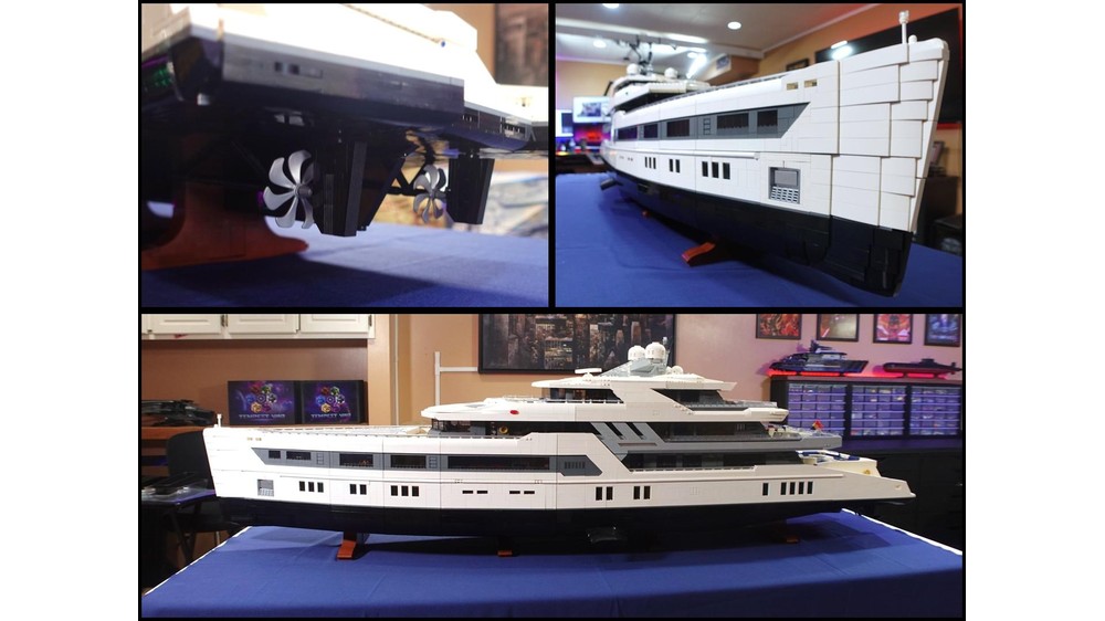 LEGO MOC-230069 Ultra MEGA Yacht - 48,000 Parts - Mini-Fig Scale by ...