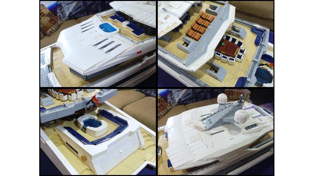 LEGO MOC-230069 Ultra MEGA Yacht - 48,000 Parts - Mini-Fig Scale by ...