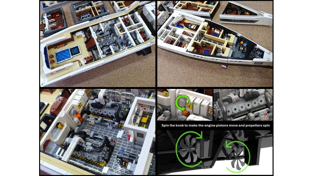 LEGO MOC-230069 Ultra MEGA Yacht - 48,000 Parts - Mini-Fig Scale by ...