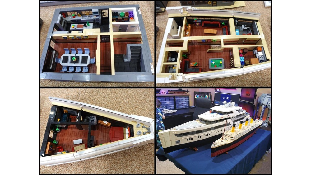 LEGO MOC-230069 Ultra MEGA Yacht - 48,000 Parts - Mini-Fig Scale by ...
