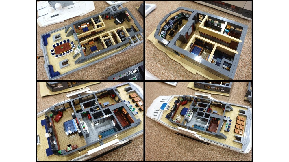 LEGO MOC-230069 Ultra MEGA Yacht - 48,000 Parts - Mini-Fig Scale by ...
