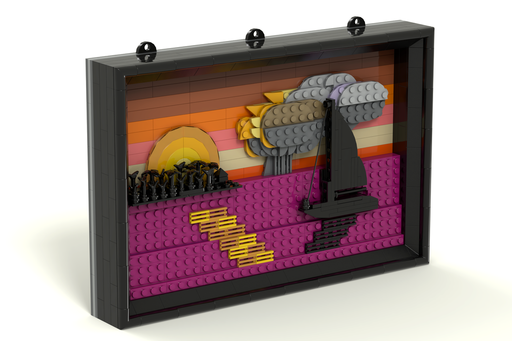LEGO MOC Key West Sunset by mshenn | Rebrickable - Build with LEGO