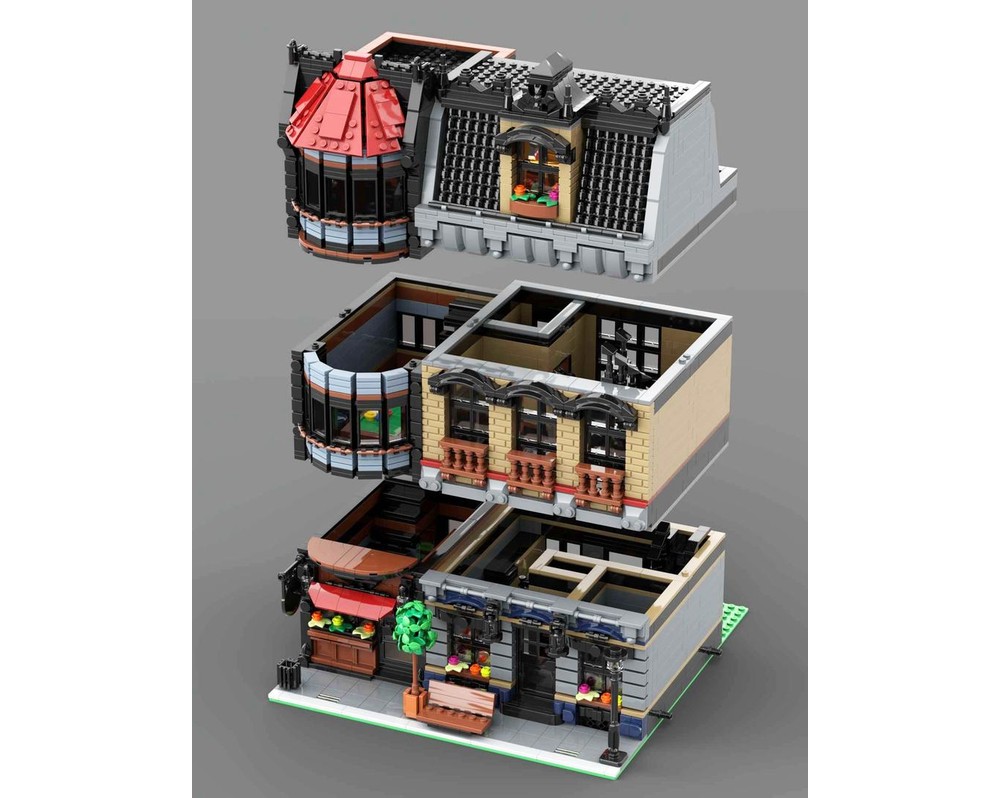 LEGO MOC 2025 Mansion & Pub Recolor - Modular Building by PeetersKevin ...