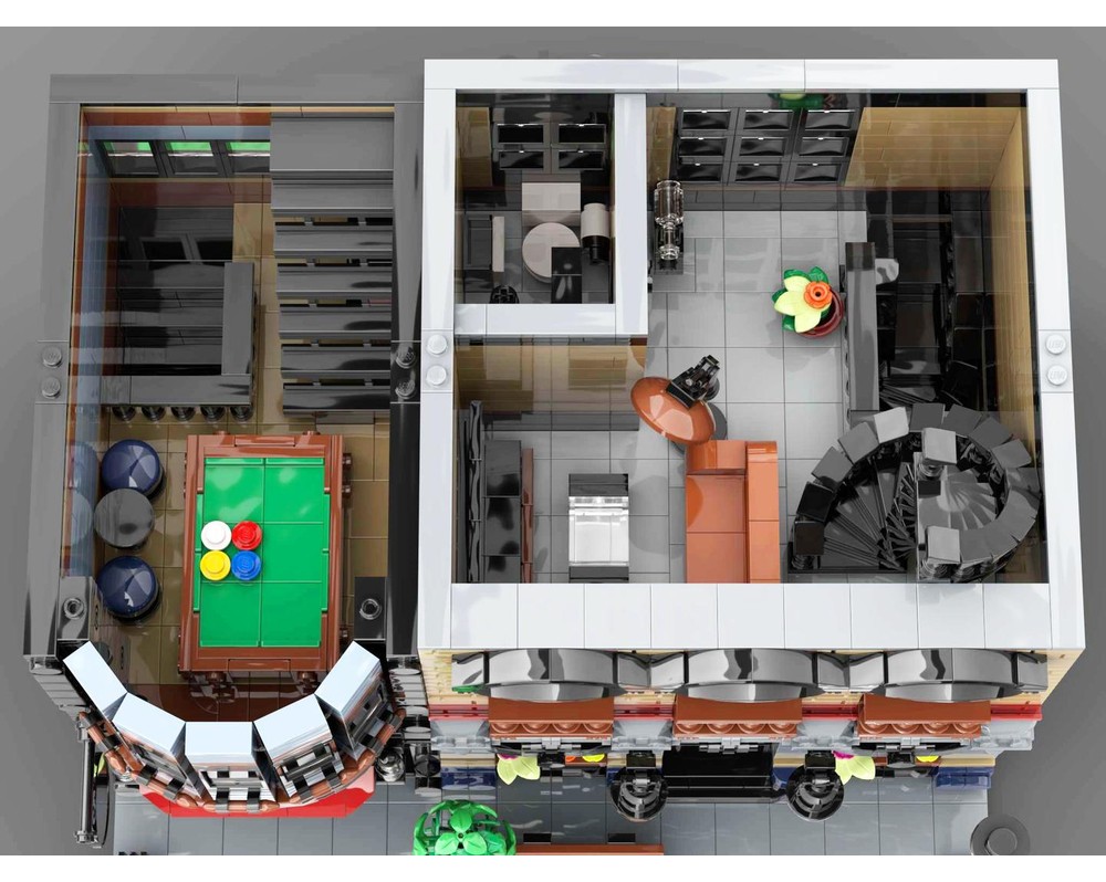 LEGO MOC 2025 Mansion & Pub Recolor - Modular Building by PeetersKevin ...