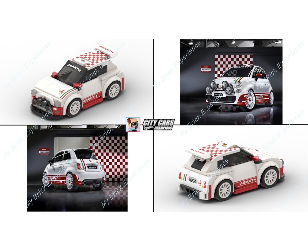 LEGO MOC Abarth 500 R3T Rally by Mybrickexperience | Rebrickable ...