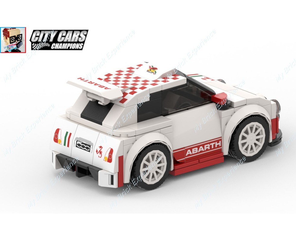 LEGO MOC Abarth 500 R3T Rally by Mybrickexperience | Rebrickable ...