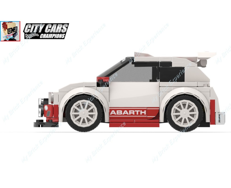 LEGO MOC Abarth 500 R3T Rally by Mybrickexperience | Rebrickable ...