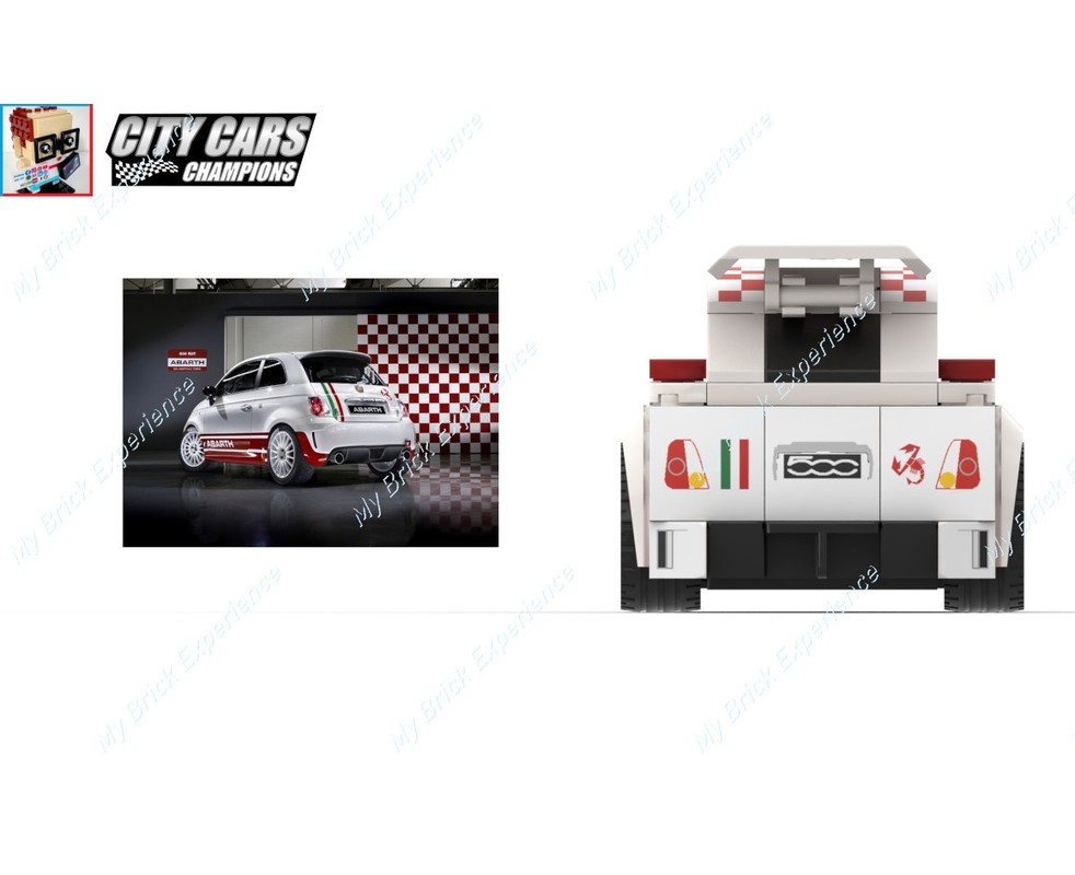 LEGO MOC Abarth 500 R3T Rally by Mybrickexperience | Rebrickable ...