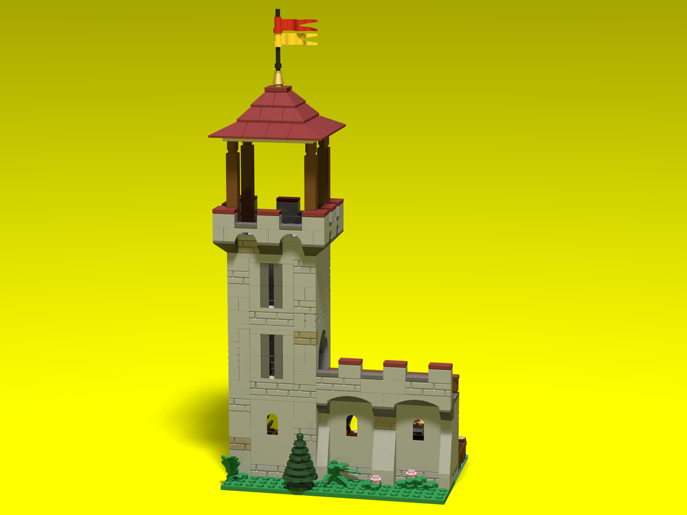 LEGO MOC-230105 The Watchtower of the Medieval Seaside Market by ...