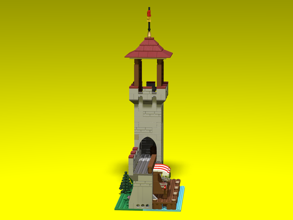LEGO MOC-230105 The Watchtower of the Medieval Seaside Market by ...