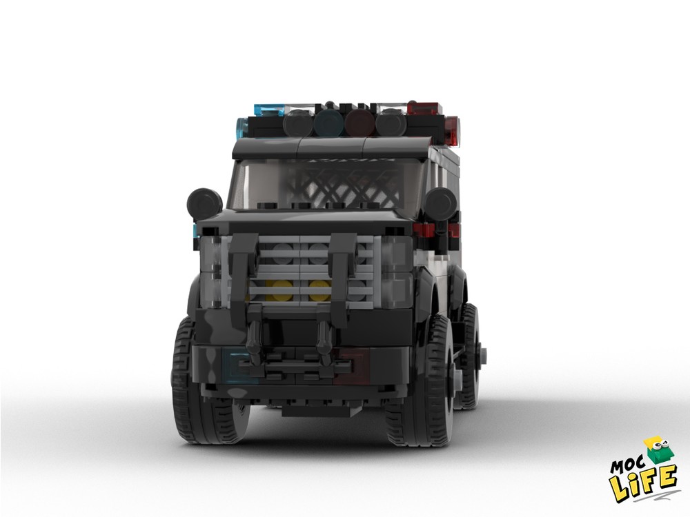 LEGO MOC Chevrolet Suburban police by MocLife | Rebrickable - Build ...