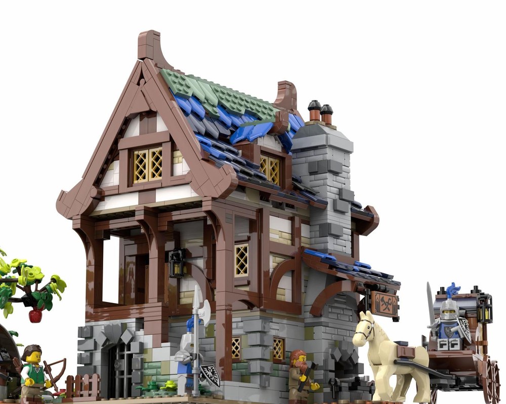 LEGO MOC-230118 Medieval Houses of the Black Falcons by Ko_Lego ...