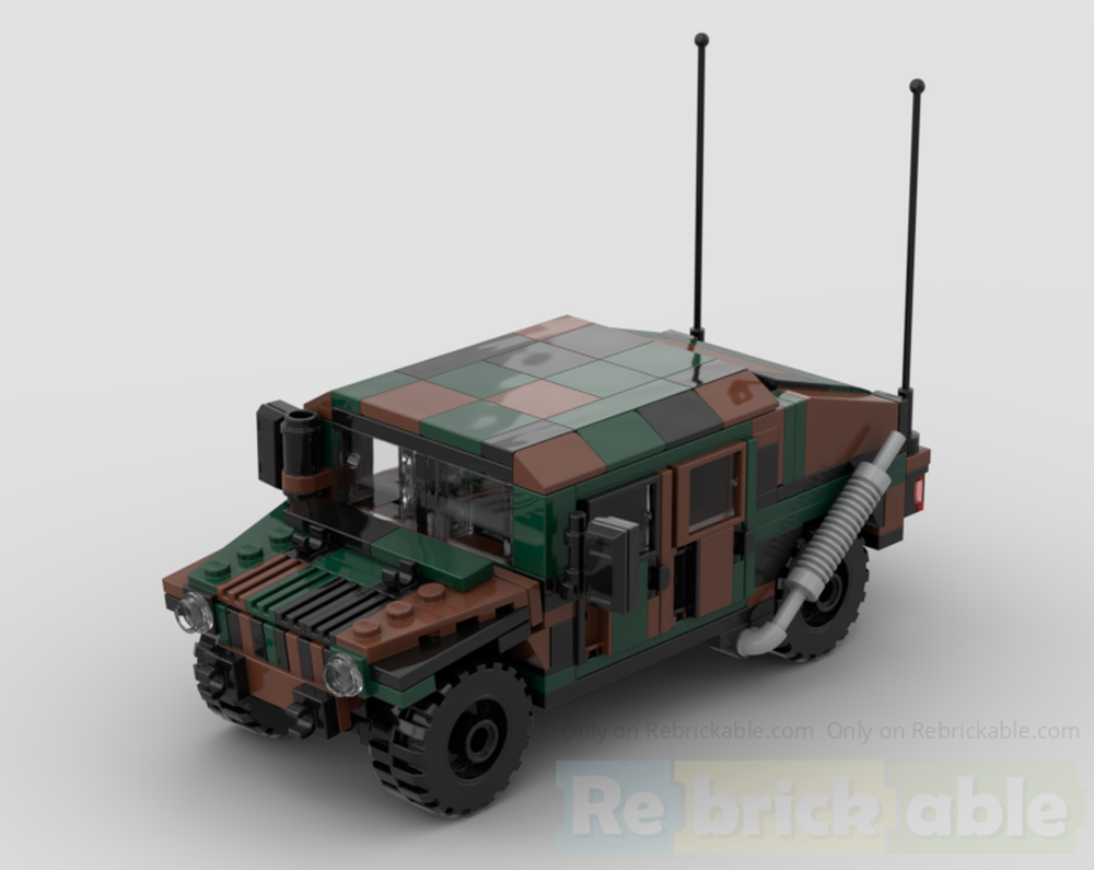LEGO MOC HMMWV Camo by HMMWVmocs | Rebrickable - Build with LEGO