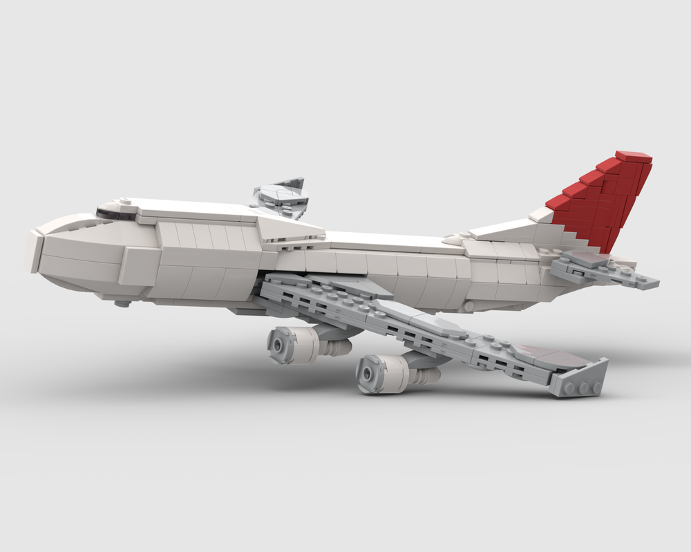 LEGO MOC Boeing 747-400 by ao-ka | Rebrickable - Build with LEGO