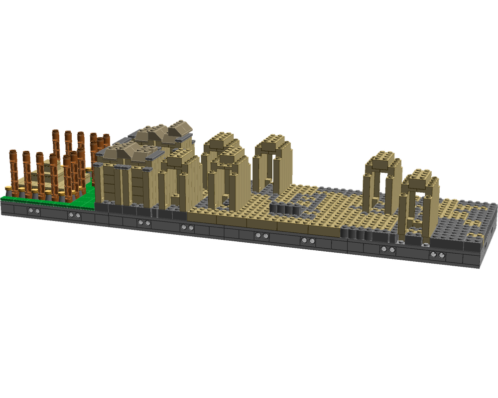 LEGO MOC Ancient Egypt Pt 22 QUEENS PYRAMID NUMBER 3 AND MENKAURES ...