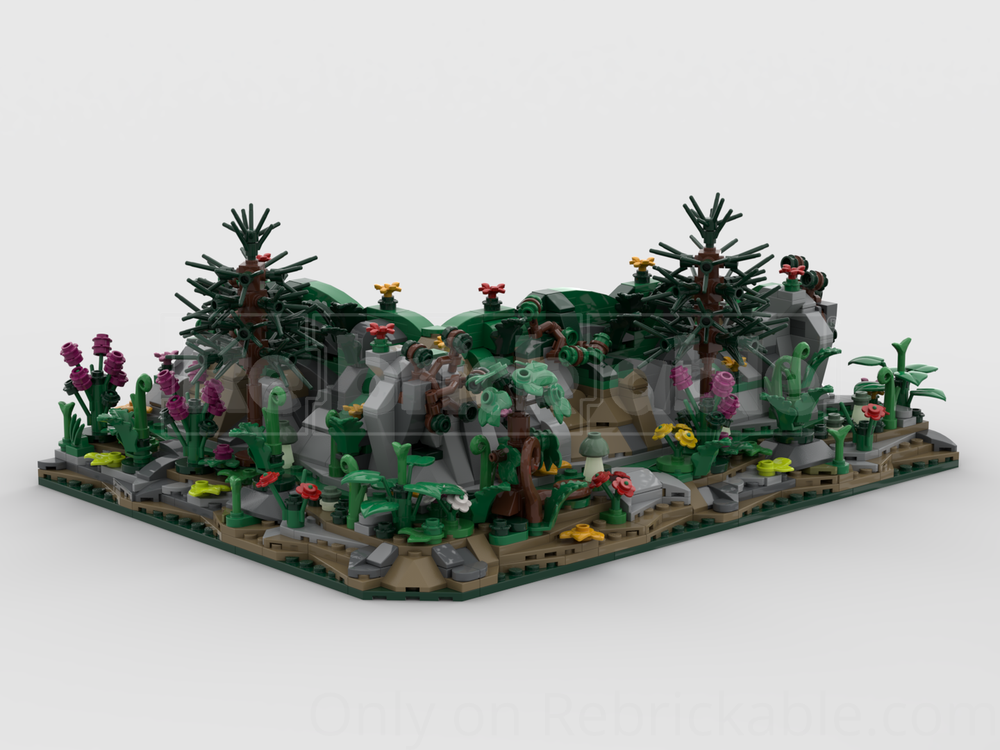 LEGO MOC-230168 Rivendell - MILS, rocky Slope - Bundle by Icarus ...