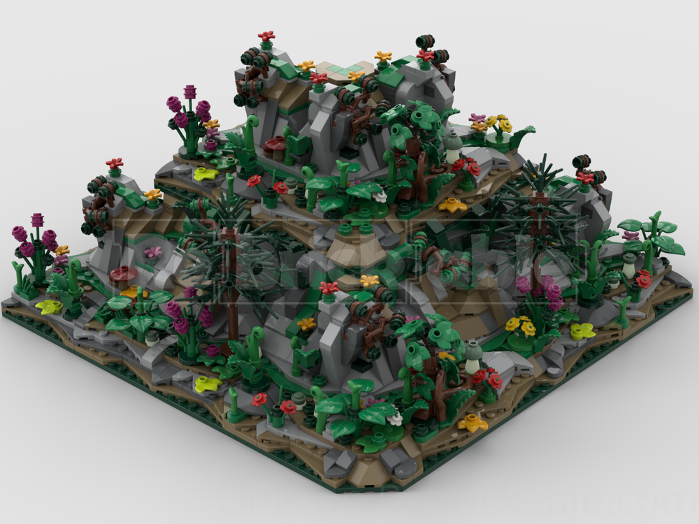 LEGO MOC-230168 Rivendell - MILS, rocky Slope - Bundle by Icarus ...