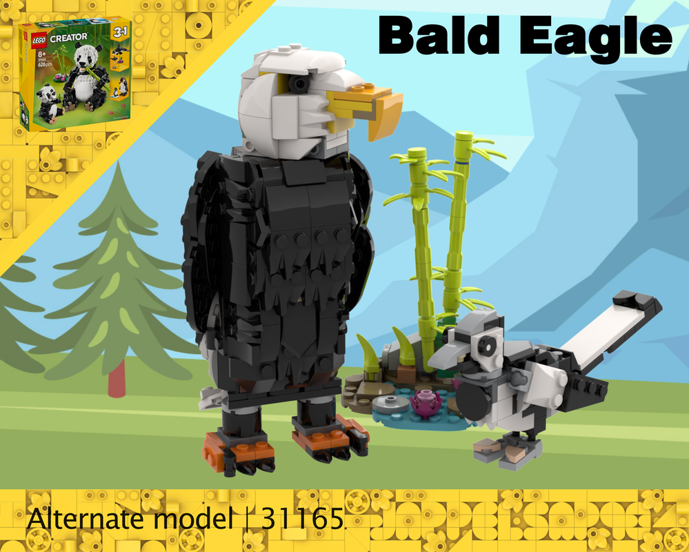 LEGO MOC Bald Eagle by Jappelsap98 | Rebrickable - Build with LEGO