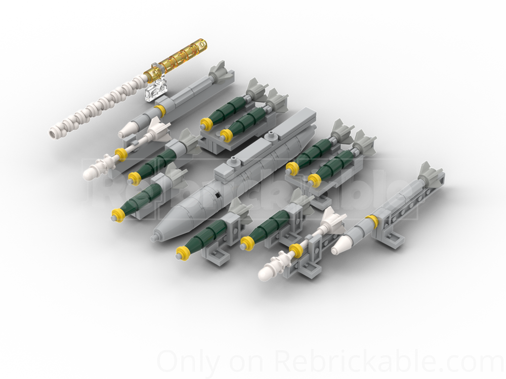 LEGO MOC-230182 Mirage 2000 weapon accessories by lordromanov01 ...