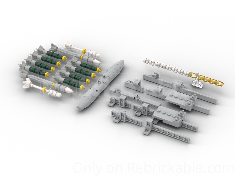 LEGO MOC-230182 Mirage 2000 weapon accessories by lordromanov01 ...