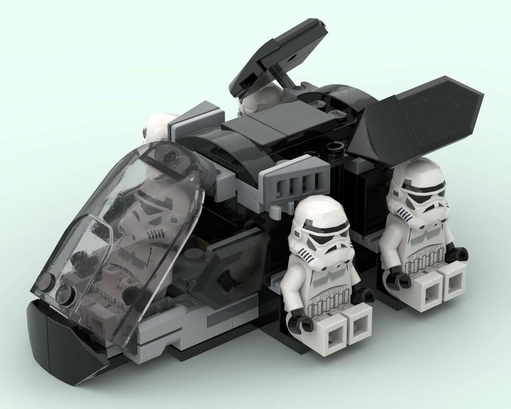 LEGO MOC Imperial Night Trooper Dropship alt build by Naxatect ...