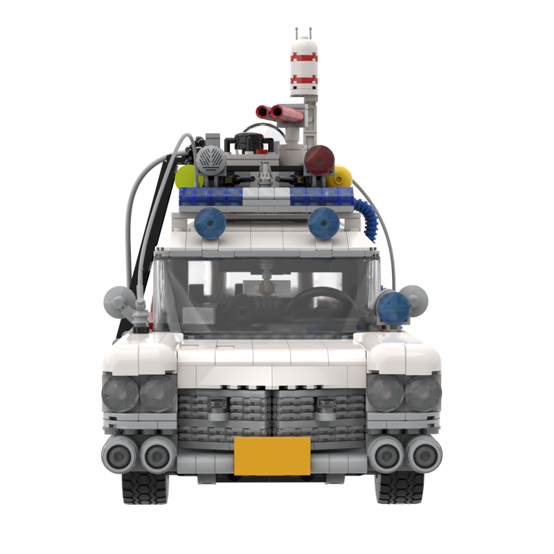 LEGO MOC ECTO-1, 1984, Stickered Door version by mrlegocherry ...