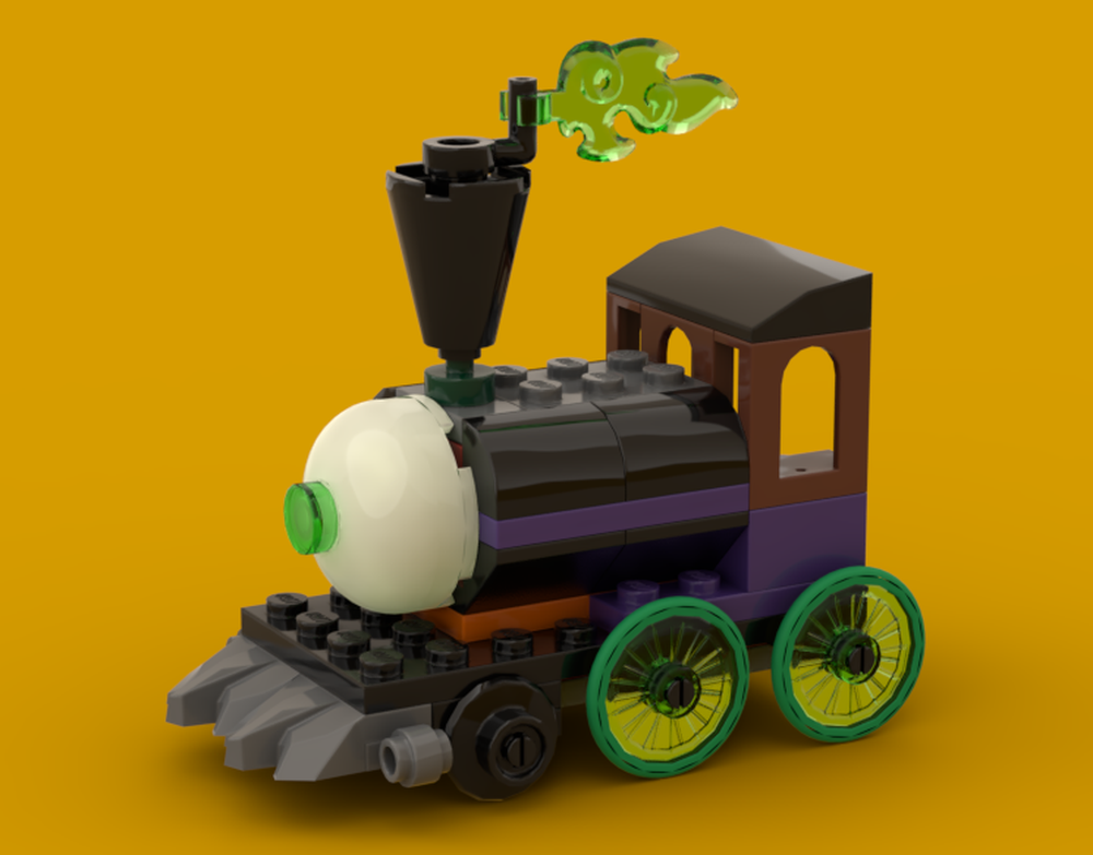 LEGO MOC Ghost Train by trevorbuilds | Rebrickable - Build with LEGO