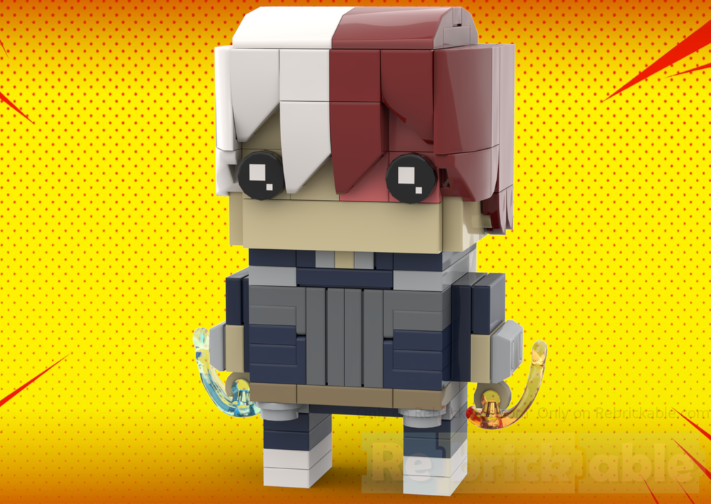 LEGO MOC-230213 Shoto Todoroki BrickHead - My Hero Academia by ...