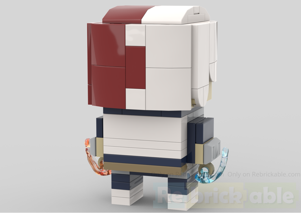 LEGO MOC-230213 Shoto Todoroki BrickHead - My Hero Academia by ...