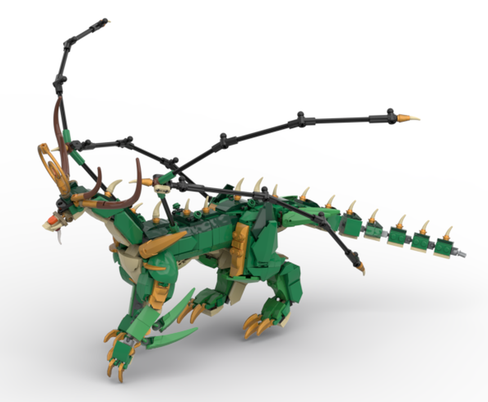 LEGO MOC-230214 Guardian dragon set mod (71847) by Smellybricks ...