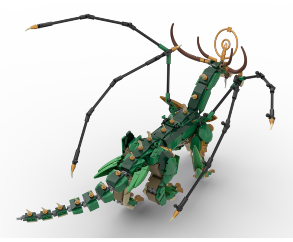 LEGO MOC-230214 Guardian dragon set mod (71847) by Smellybricks ...