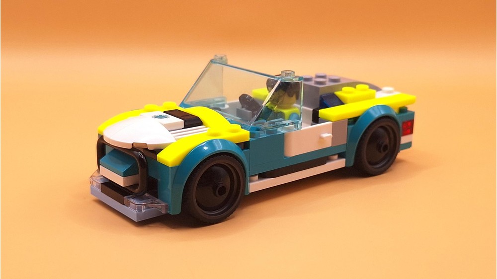 LEGO MOC 60451 Medical Muscle Car by PeterSzabo | Rebrickable - Build with LEGO
