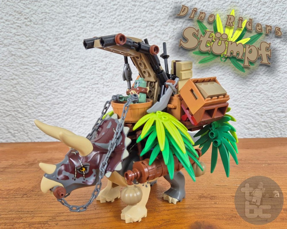 LEGO MOC-230228 Dino Rider - Stümpf by the_bricked_cave | Rebrickable ...