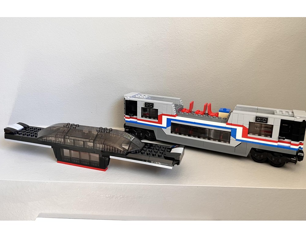 LEGO MOC 60337 Metroliner - Club Car by Jakob_ | Rebrickable - Build ...