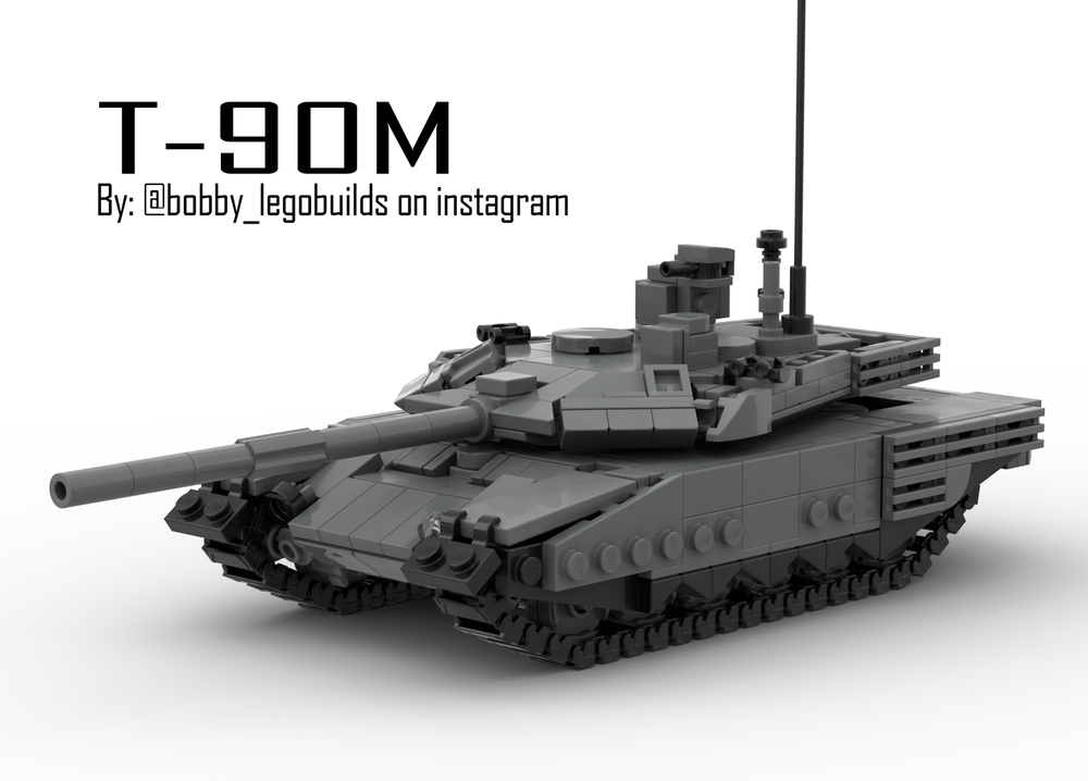LEGO MOC Lego T-90M in 1/45th scale by BobbyLegoBuilds | Rebrickable ...