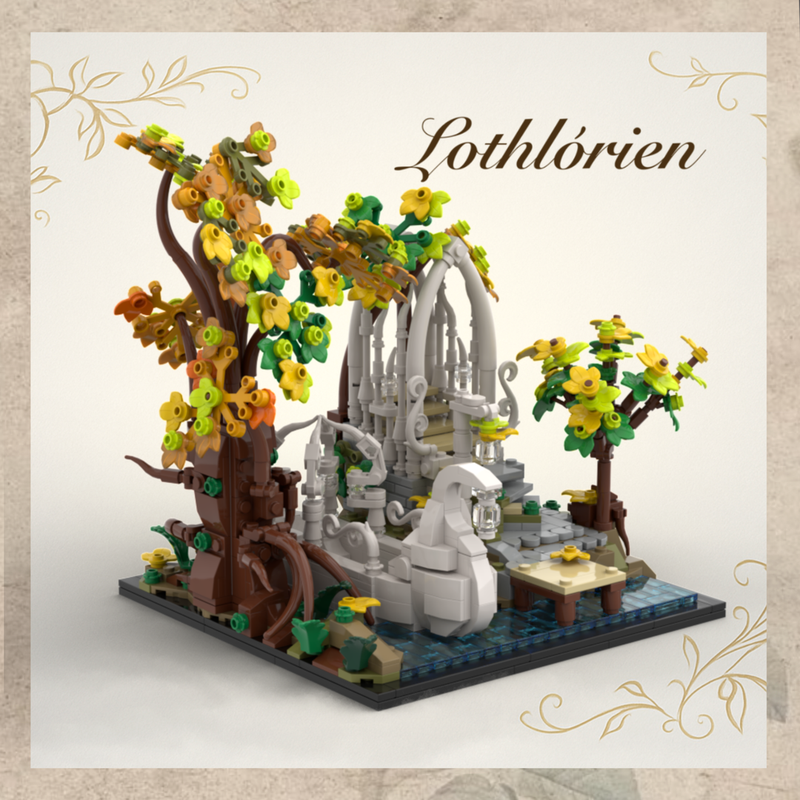 LEGO MOC Lothlórien farewell—Elven realm series by Lunyue | Rebrickable ...