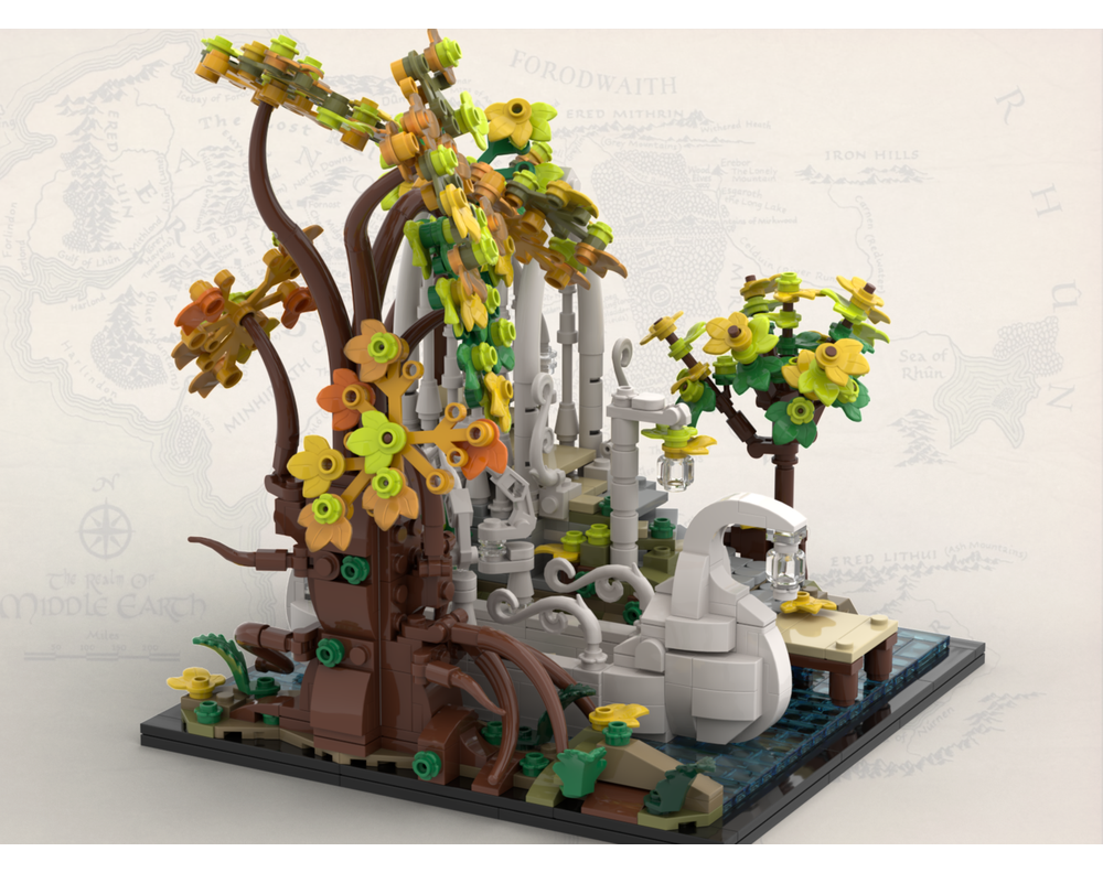 LEGO MOC Lothlórien farewell—Elven realm series by Lunyue | Rebrickable ...