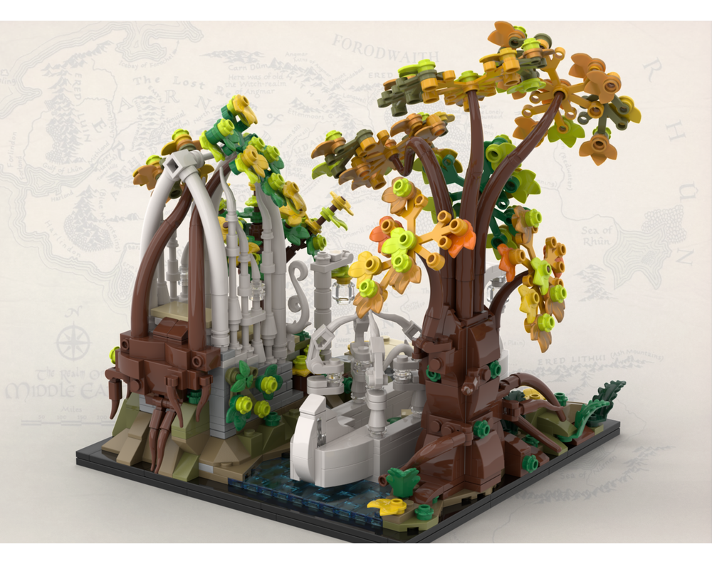 LEGO MOC Lothlórien farewell—Elven realm series by Lunyue | Rebrickable ...
