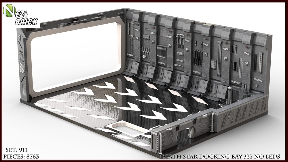 LEGO MOC Docking Bay 327 - No LED's by CyberLogic | Rebrickable - Build ...