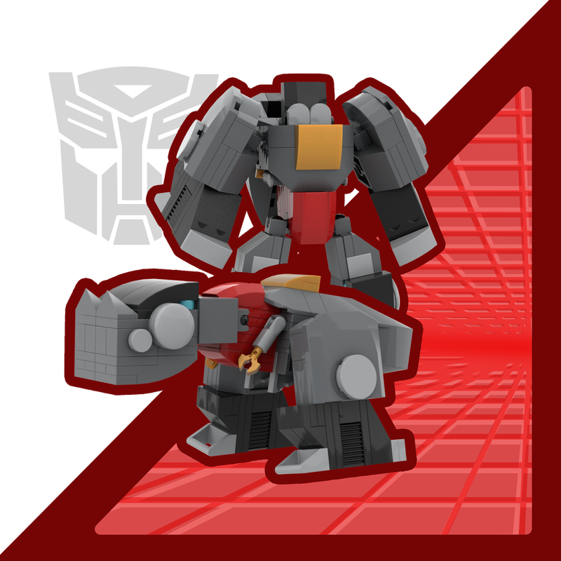 LEGO MOC Grimlock by No1LikesCherry | Rebrickable - Build with LEGO