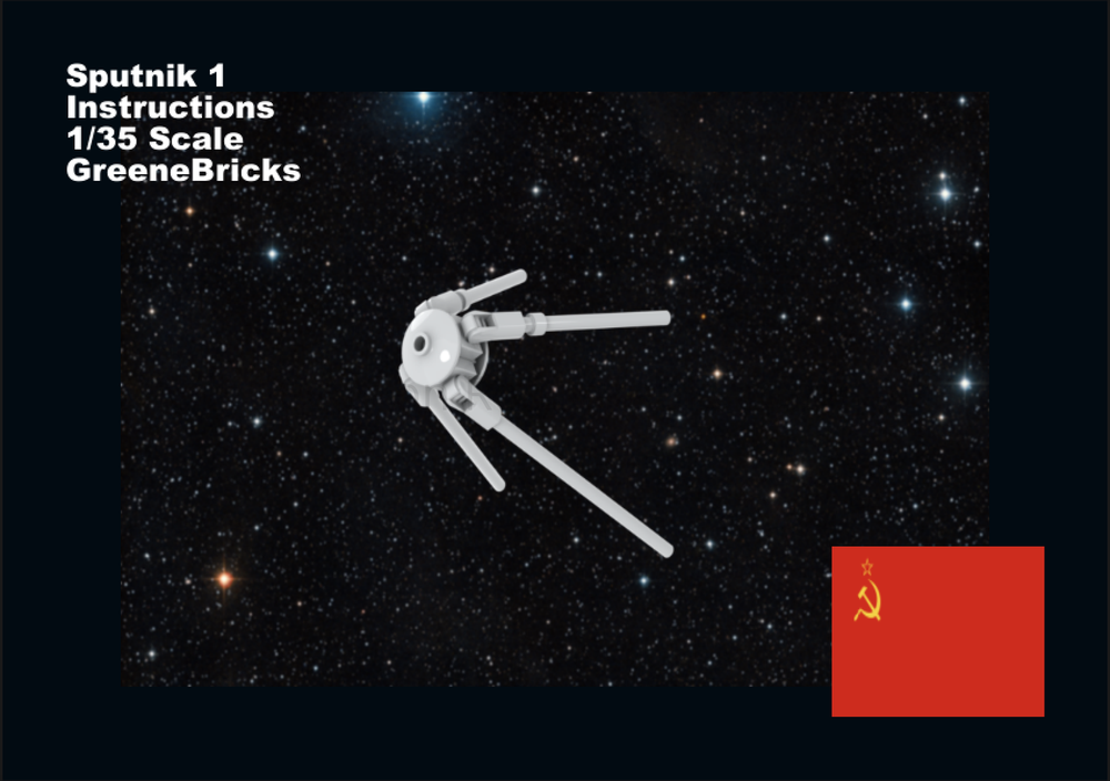 LEGO MOC Sputnik 1 by GreeneBricks | Rebrickable - Build with LEGO