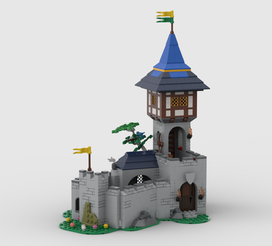 LEGO MOC Castles - Fortified Tower by Alauch | Rebrickable - Build with ...