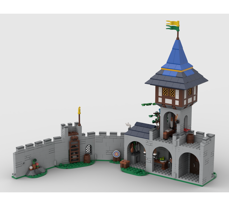 LEGO MOC Castles - Fortified Tower by Alauch | Rebrickable - Build with ...