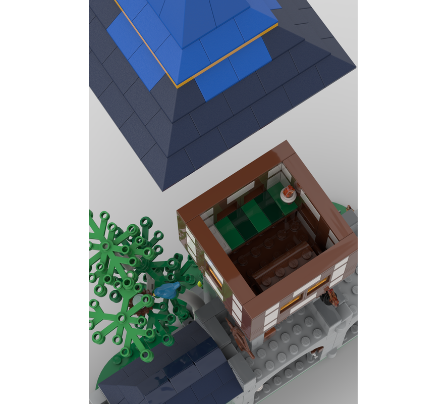 LEGO MOC Castles - Fortified Tower by Alauch | Rebrickable - Build with LEGO