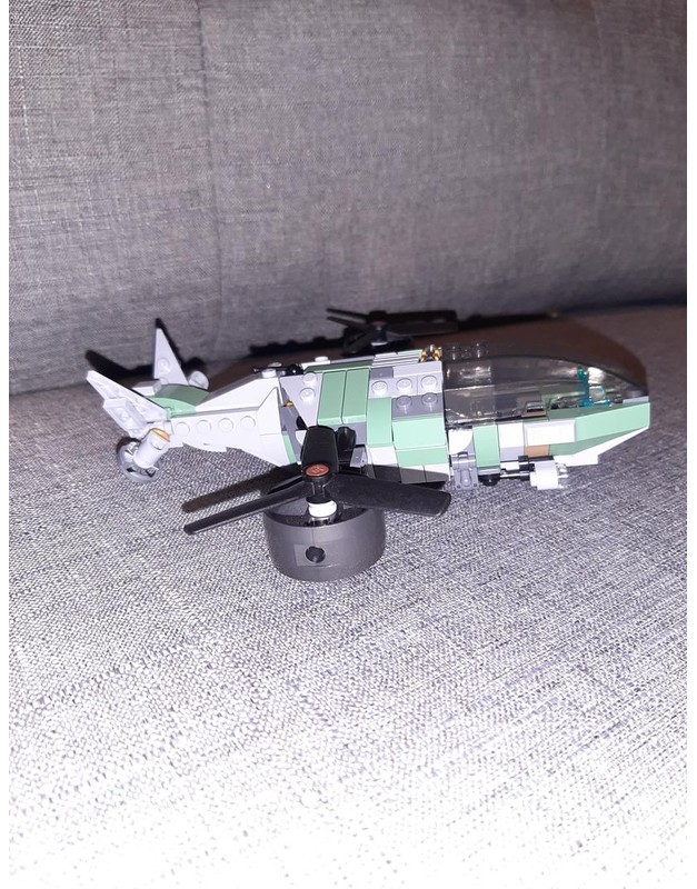 LEGO MOC B-15 Skyhawk VTOL Helicopter by Brickeggi | Rebrickable ...