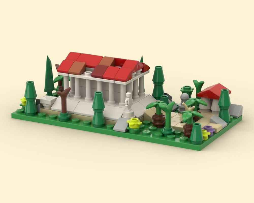 LEGO MOC Ancient Greek Temple Diorama by Steineboden | Rebrickable ...